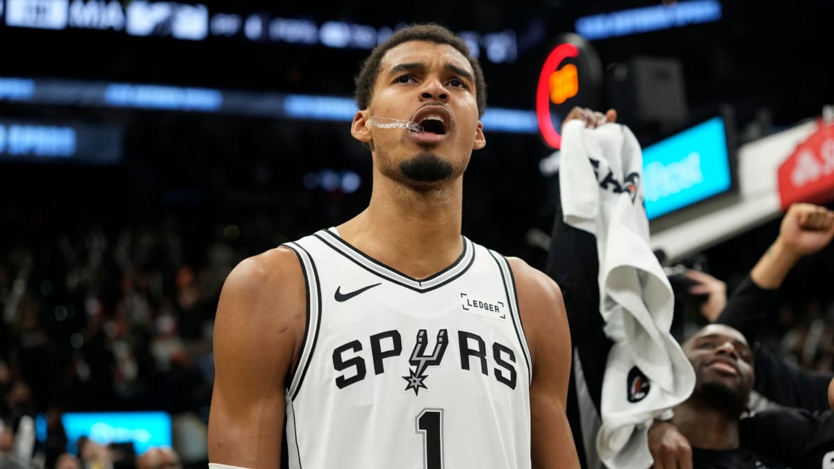 Victor Wembanyama baut irre Block-Serie aus - Spurs mit Franchise ...